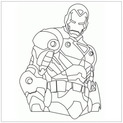 Homem de Ferro para colorir, imprimir e se divertir - Artesanato Passo ...