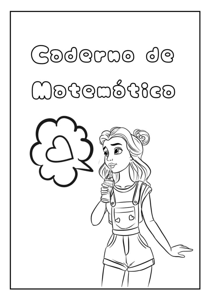Capa de caderno de matemática: 10 modelos para imprimir - Artesanato ...