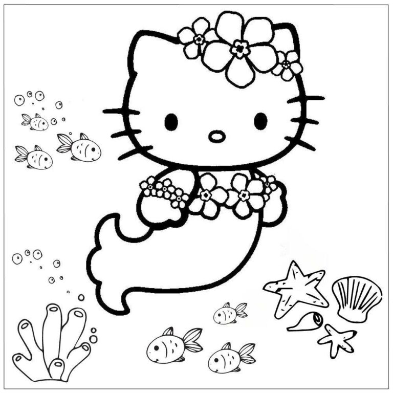 Hello Kitty para colorir: desenhos fofos para imprimir - Artesanato ...