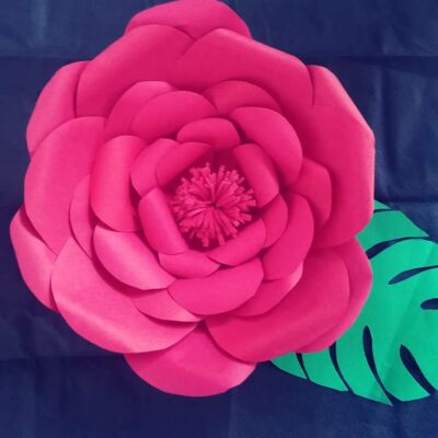 Flores de papel color set: tutorial fácil e dicas para decorar ...