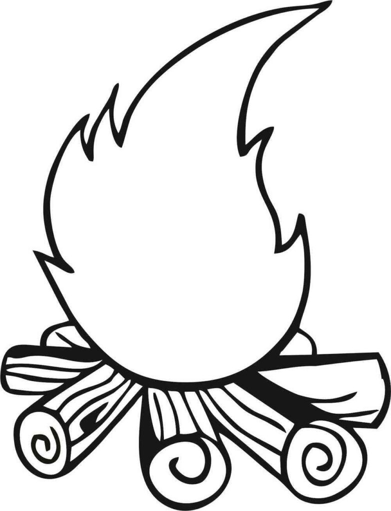 Fogueira Junina: tutoriais simples e desenhos para colorir - Artesanato ...