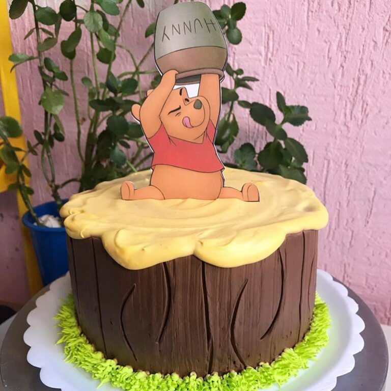 Bolo Ursinho Pooh: 50 modelos desse adorável comedor de mel ...