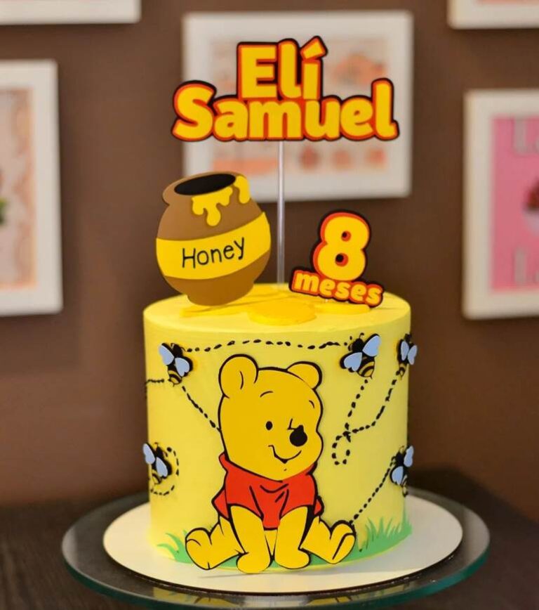 Bolo Ursinho Pooh: 50 modelos desse adorável comedor de mel ...