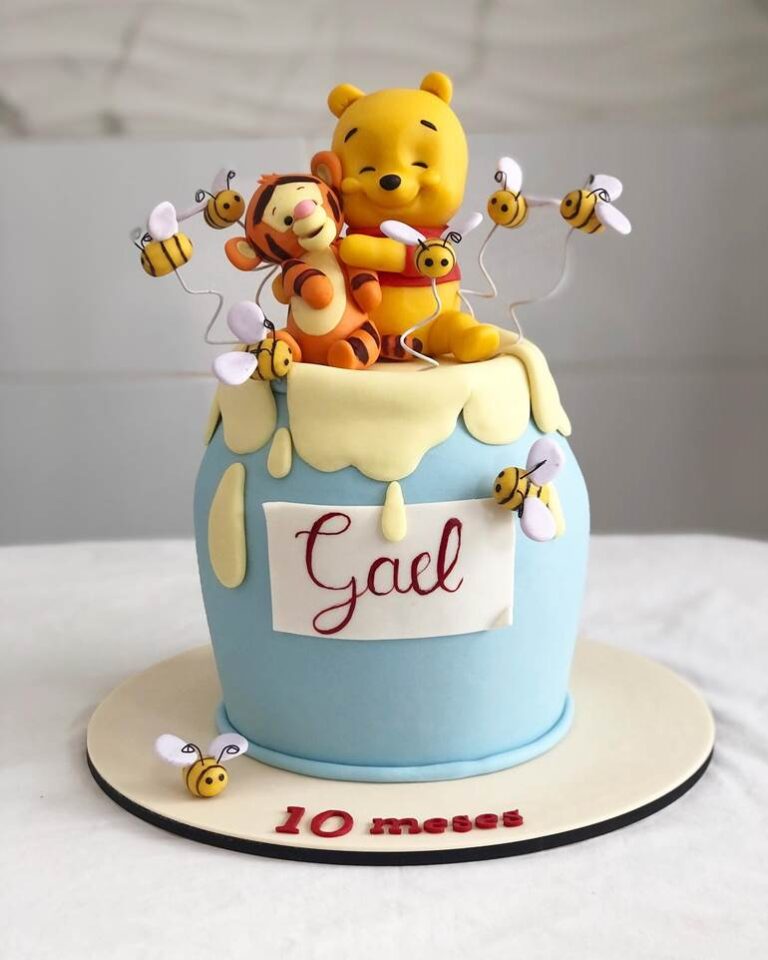 Bolo Ursinho Pooh: 50 modelos desse adorável comedor de mel ...