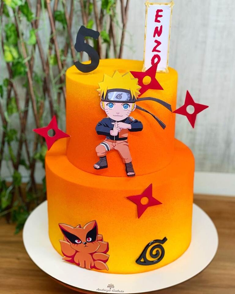 Bolo do Naruto: 50 Fotos de deliciosas criações inspiradas no anime ...