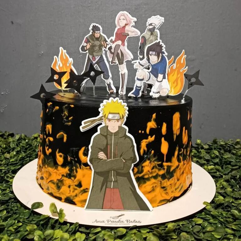 Bolo do Naruto: 50 Fotos de deliciosas criações inspiradas no anime ...