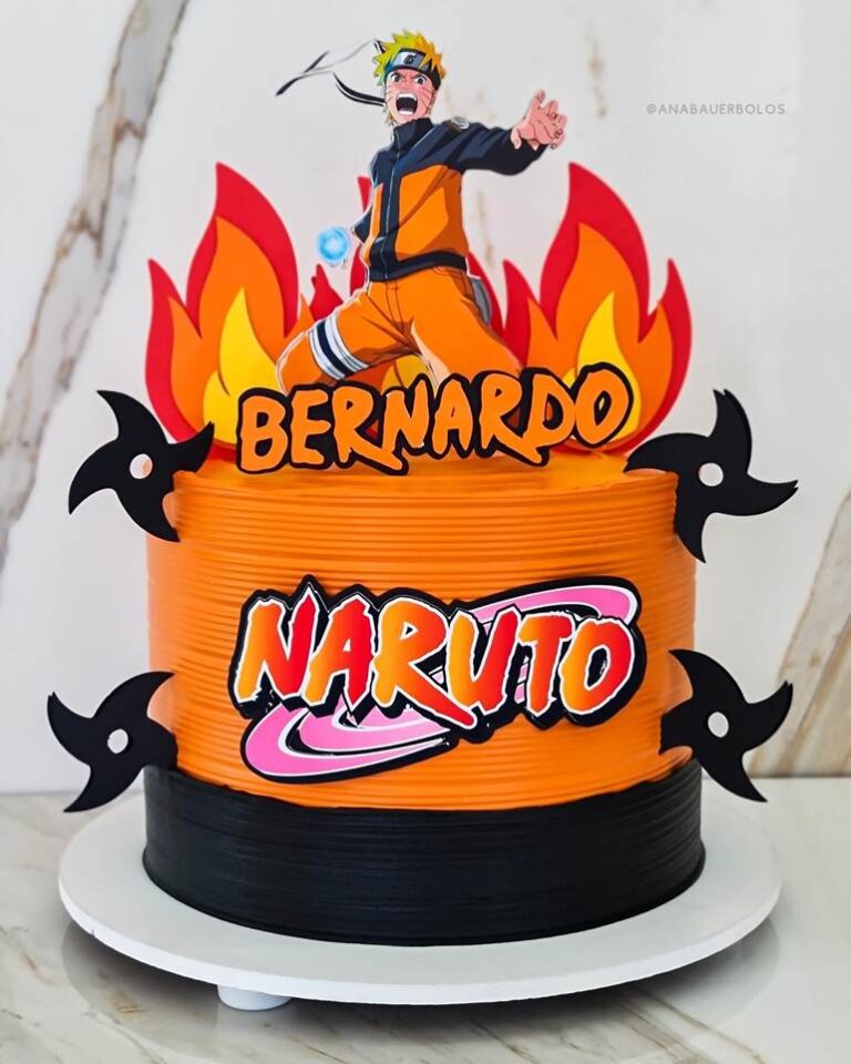 Bolo do Naruto: 50 Fotos de deliciosas criações inspiradas no anime ...