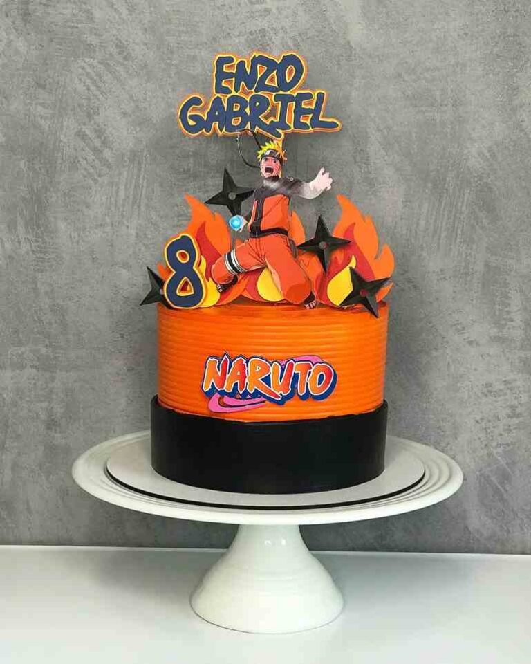 Bolo do Naruto: 50 Fotos de deliciosas criações inspiradas no anime ...