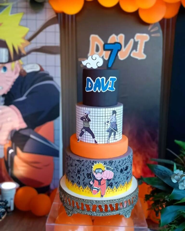 Bolo do Naruto: 50 Fotos de deliciosas criações inspiradas no anime ...