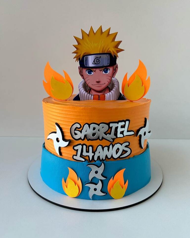 Bolo do Naruto: 50 Fotos de deliciosas criações inspiradas no anime ...