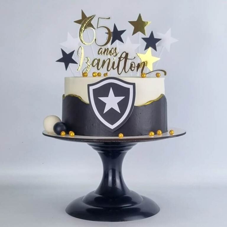 Bolo do Botafogo: 50 Modelos incríveis do time glorioso - Artesanato ...