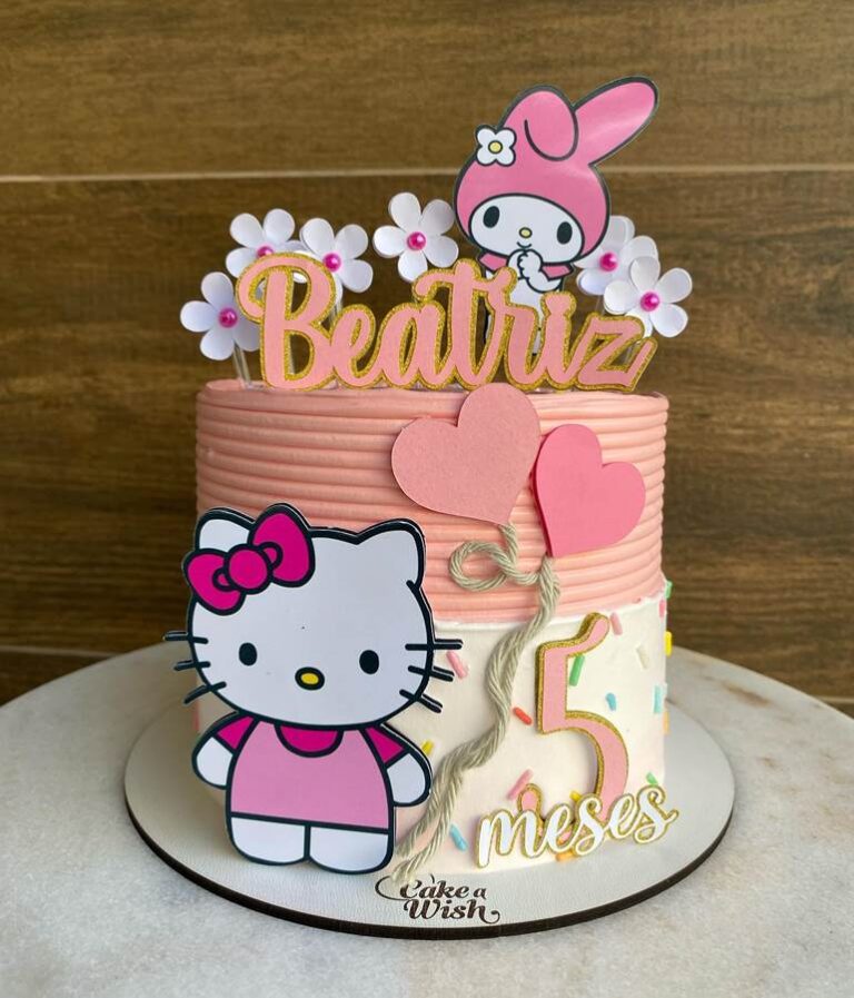 Bolo da Hello Kitty: 45 ideias fabulosas da gatinha mais charmosa ...