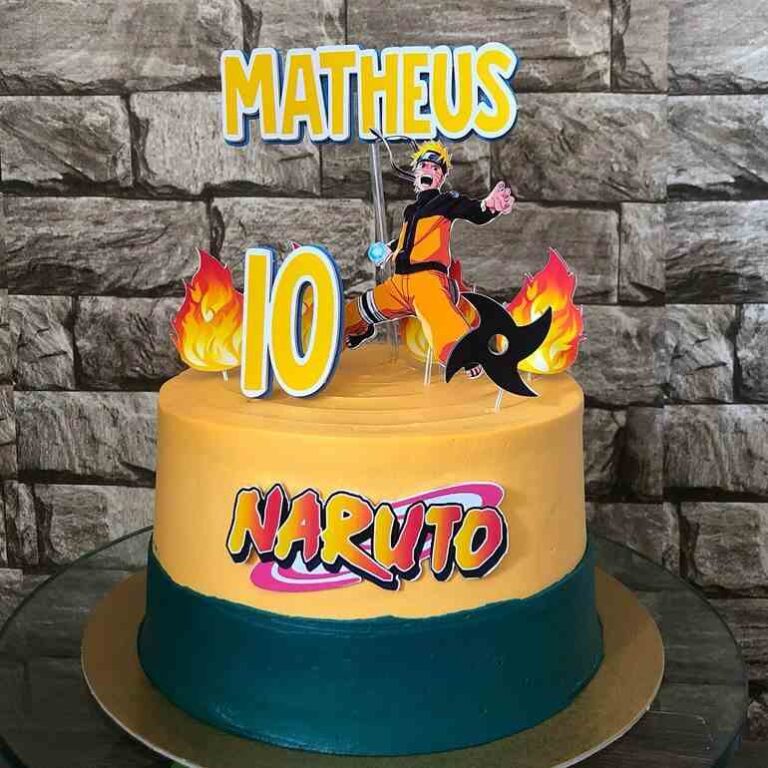 Bolo do Naruto: 50 Fotos de deliciosas criações inspiradas no anime ...