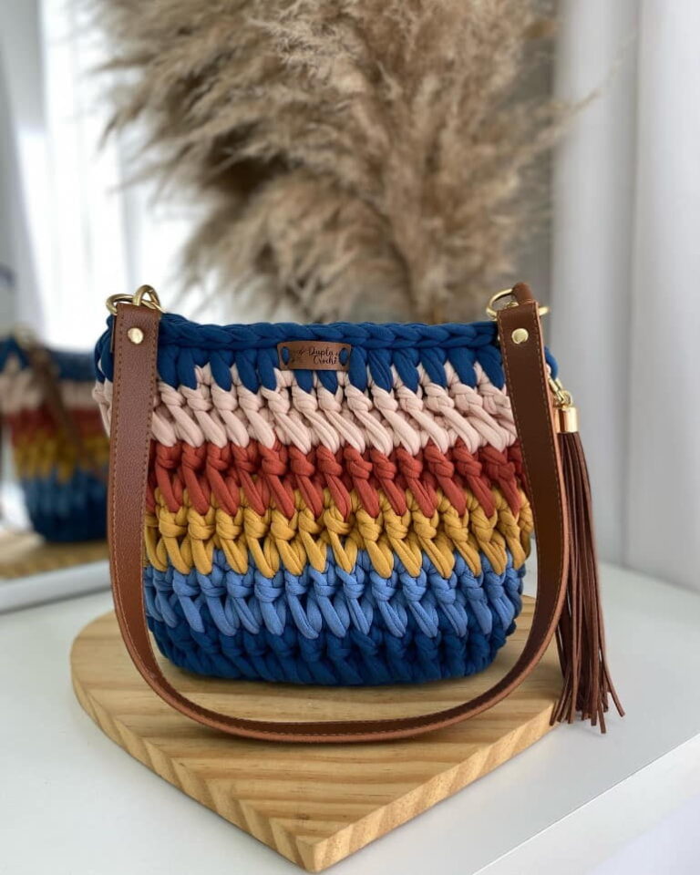 Alça para bolsa de crochê: como fazer, ideias e inspirações ...