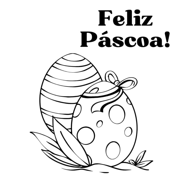 Molde de ovo de Páscoa para imprimir grátis - Artesanato Passo a Passo!