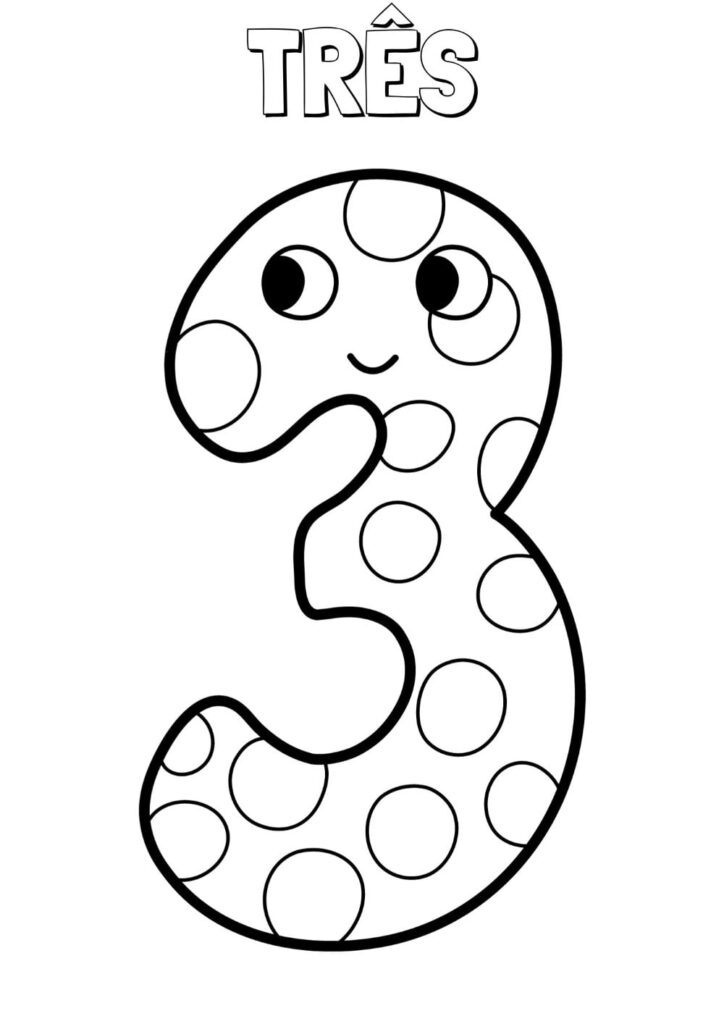 Numerais para colorir e imprimir em PDF - Artesanato Passo a Passo!