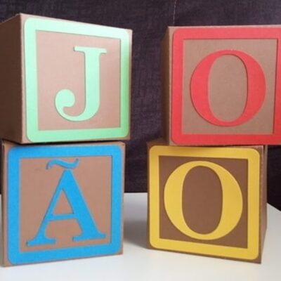 Molde de Cubo para imprimir e montar - Artesanato Passo a Passo!