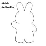 Molde de Coelhos para imprimir em PDF grátis - Artesanato Passo a Passo!