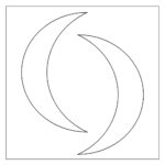 Molde de Lua para imprimir em tamanho grande - Artesanato Passo a Passo!