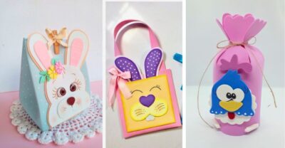 Sacolinha de EVA: modelos para Aniversários, Páscoa, Mesversário e ...
