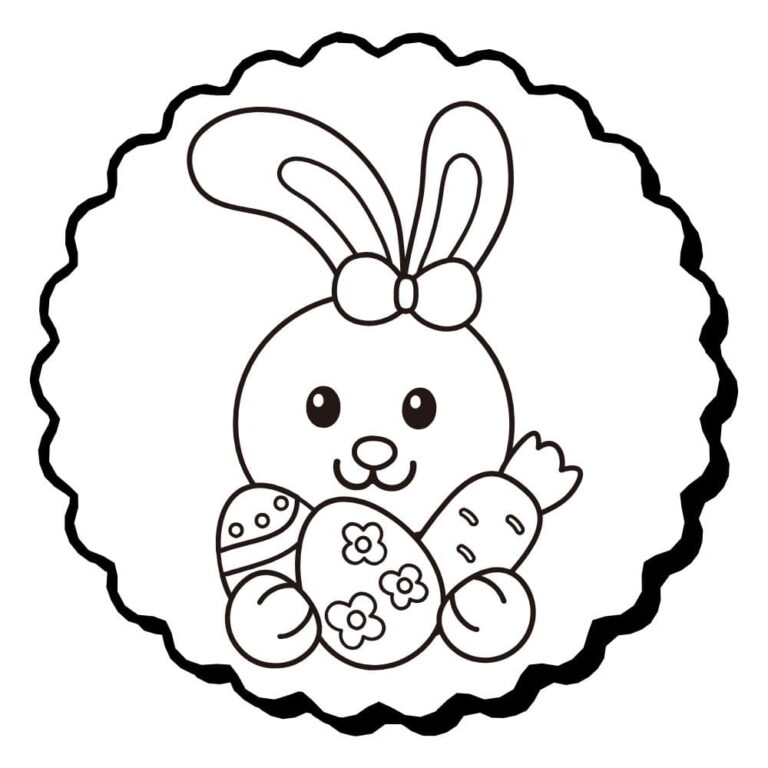 31 Desenhos de Páscoa para colorir e imprimir - Artesanato Passo a Passo!