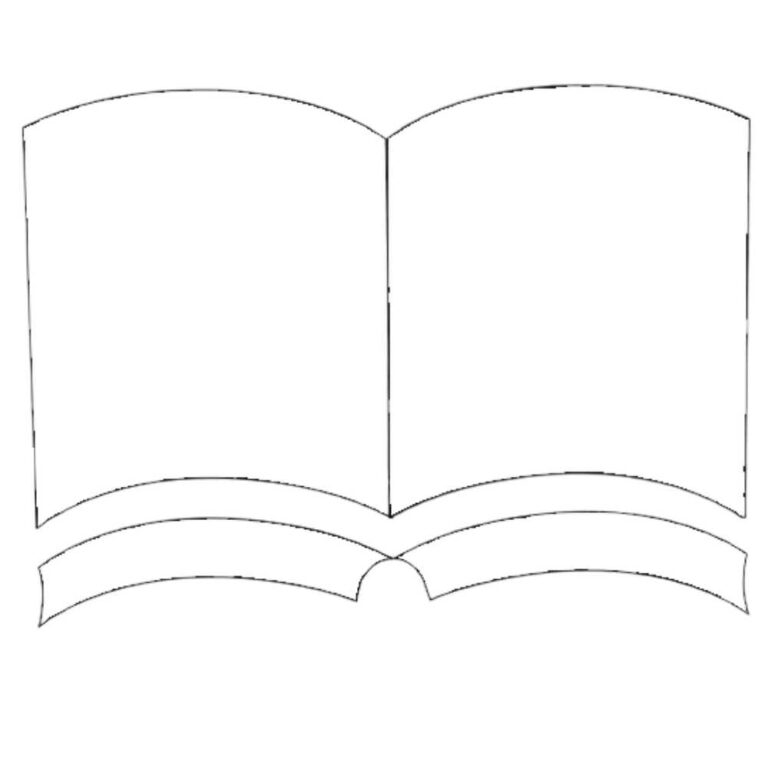 Molde de livro em EVA para imprimir tamanho grande - Artesanato Passo a ...