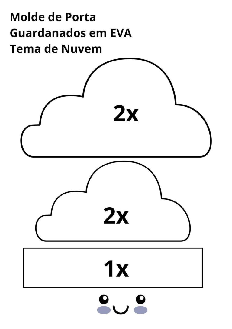 Porta guardanapo de EVA com Molde para imprimir - Artesanato Passo a Passo!