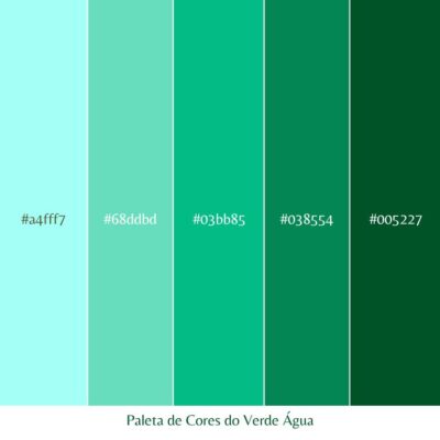 Paleta de cores verde: oliva, menta, musgo e água - Artesanato Passo a ...