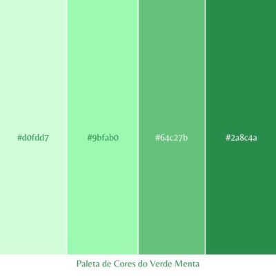 Paleta de cores verde: oliva, menta, musgo e água - Artesanato Passo a ...