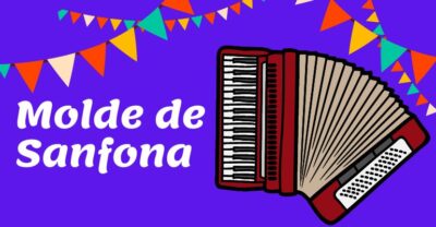 Molde de sanfona em EVA para imprimir grande - Artesanato Passo a Passo!