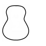 Molde de violão para imprimir em PDF Grátis - Artesanato Passo a Passo!