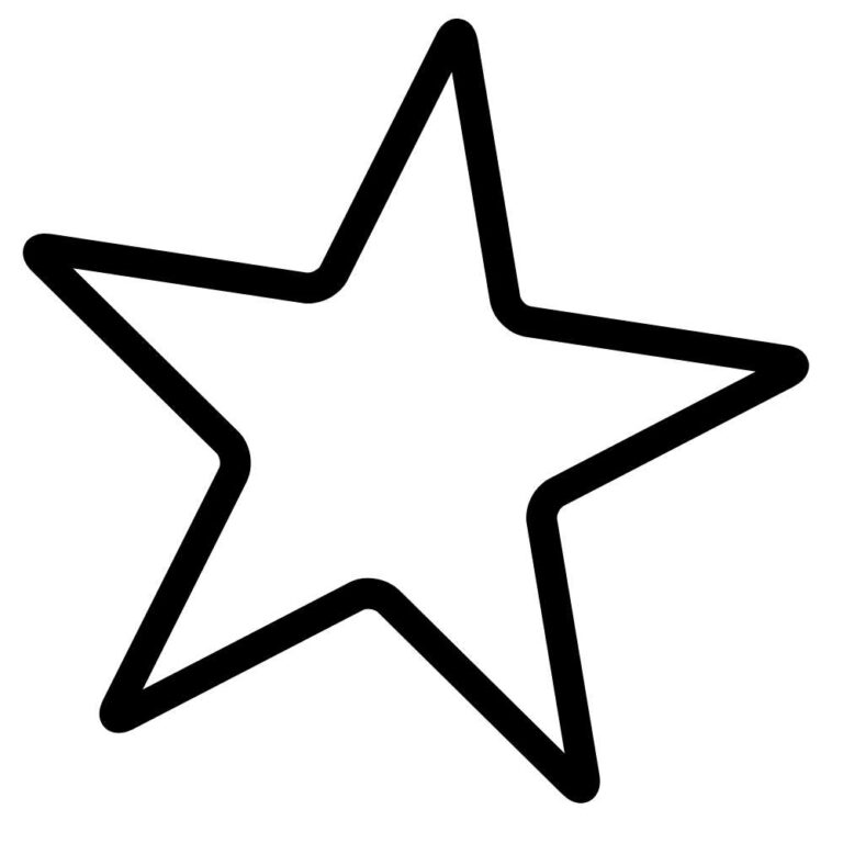 Molde estrela de Natal para imprimir em PDF - Artesanato Passo a Passo!