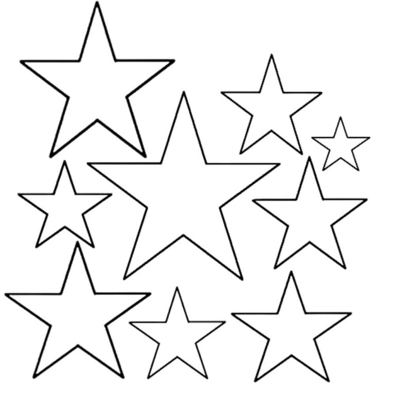 Molde estrela de Natal para imprimir em PDF - Artesanato Passo a Passo!