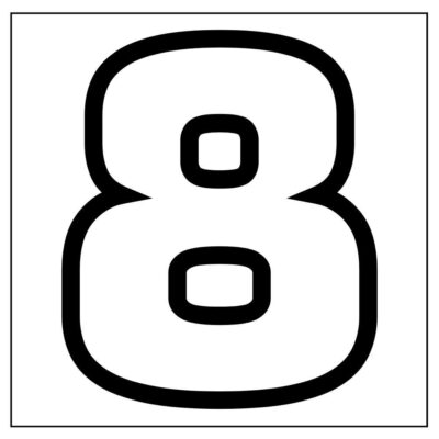 Moldes de Números para imprimir e recortar em PDF - Artesanato Passo a ...