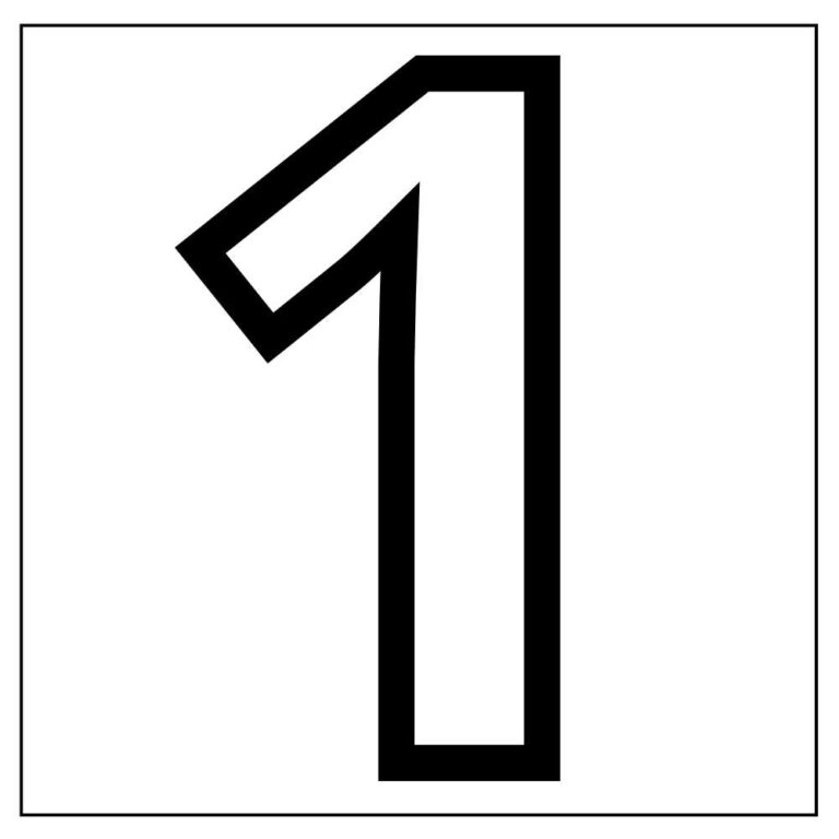 Moldes de Números para imprimir e recortar em PDF - Artesanato Passo a ...