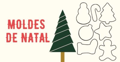 Moldes de Natal para imprimir grátis - Artesanato Passo a Passo!