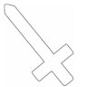 Molde de espada para imprimir em PDF - Artesanato Passo a Passo!
