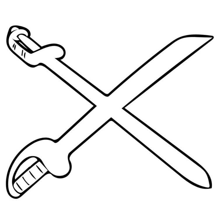 Molde de espada para imprimir em PDF - Artesanato Passo a Passo!