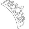Molde tiara de princesa em EVA para imprimir - Artesanato Passo a Passo!