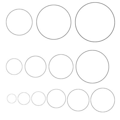 Molde de círculo para imprimir e recortar - Artesanato Passo a Passo!