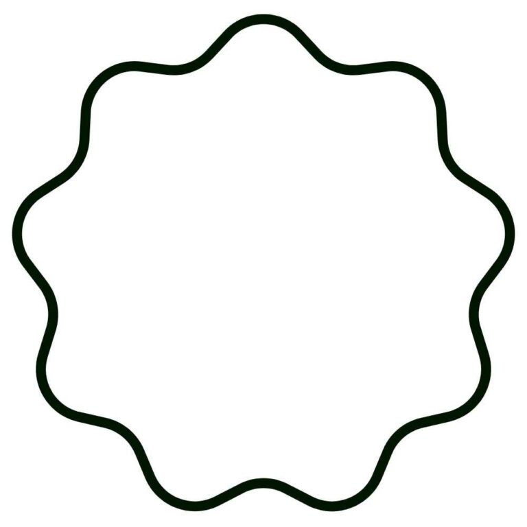 Molde de círculo para imprimir e recortar - Artesanato Passo a Passo!