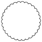 Molde de círculo para imprimir e recortar - Artesanato Passo a Passo!