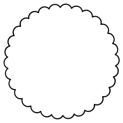 Molde de círculo para imprimir e recortar - Artesanato Passo a Passo!