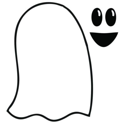 Molde de fantasma para imprimir em PDF - Artesanato Passo a Passo!