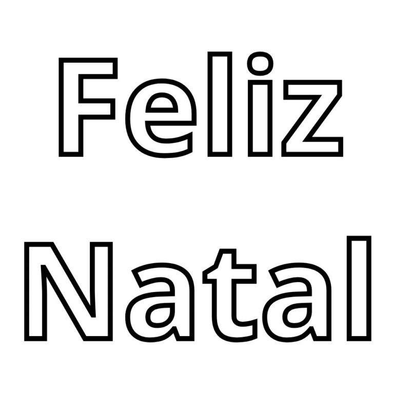 Nome Feliz Natal para imprimir, recortar e criar sua decoração ...