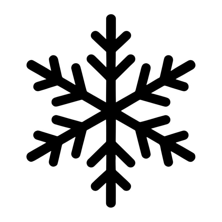 Molde de flocos de neve para imprimir e recortar - Artesanato Passo a ...