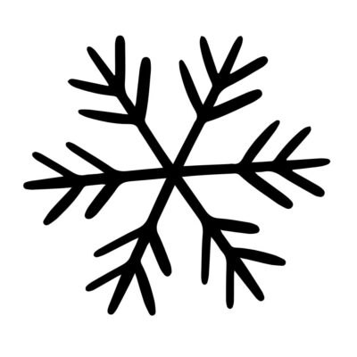 Molde de flocos de neve para imprimir e recortar - Artesanato Passo a ...