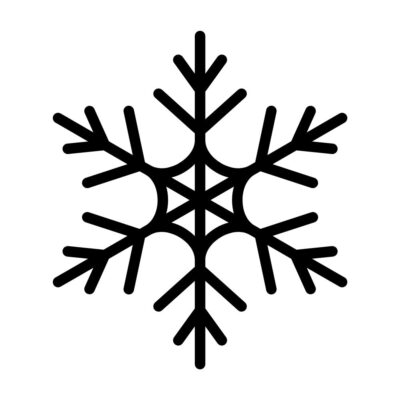 Molde de flocos de neve para imprimir e recortar - Artesanato Passo a ...