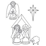 Presépio para imprimir e montar em PDF - Artesanato Passo a Passo!