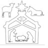 Presépio para imprimir e montar em PDF - Artesanato Passo a Passo!